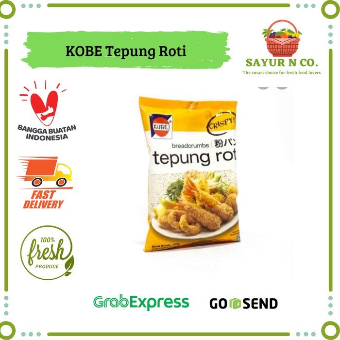 Jual KOBE Tepung Roti / Tepung Panir 200gr | Sayur N Co Bekasi | Shopee ...
