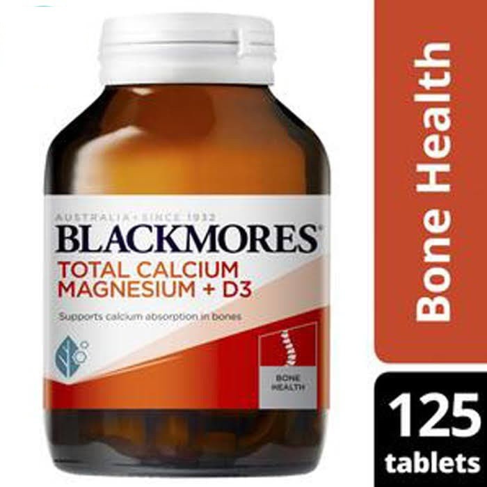 Jual Blackmores Total Calcium Magnesium + D3 - 125 Tabletsp | Shopee ...