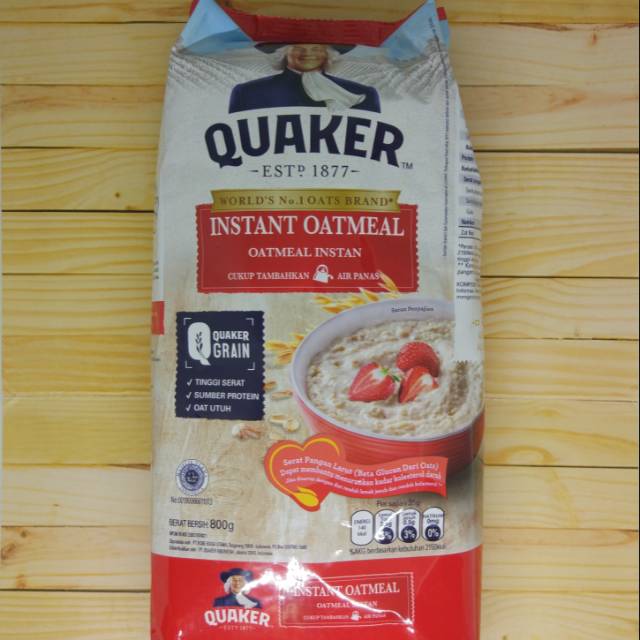 Jual Quaker Oatmeal Instant [TANPA Mangkok] 800gram | Shopee Indonesia