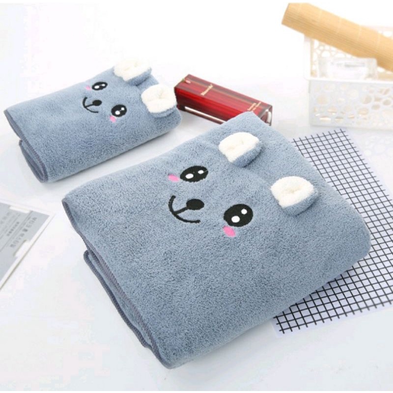 Jual Blanket Baby Handuk Bayi Baru Lahir Microfiber Handuk Karakter ...