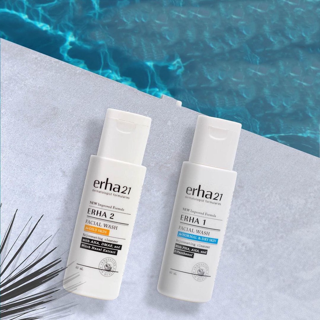 Jual ERHA 1 Facial Wash for Normal and Dry Skin (Normal-Kulit Kering ...