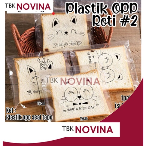 Jual PLASTIK OPP ROTI MOTIF / PLASTIK ROTI / PLASTIK BISKUIT DENGAN LEM ...