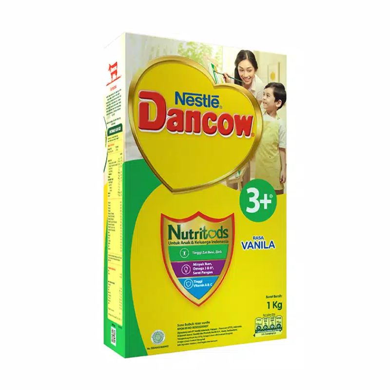 Jual Nestle Dancow 3+ dengan Nutritods Susu Pertumbuhan Rasa VANILA 3-5 ...