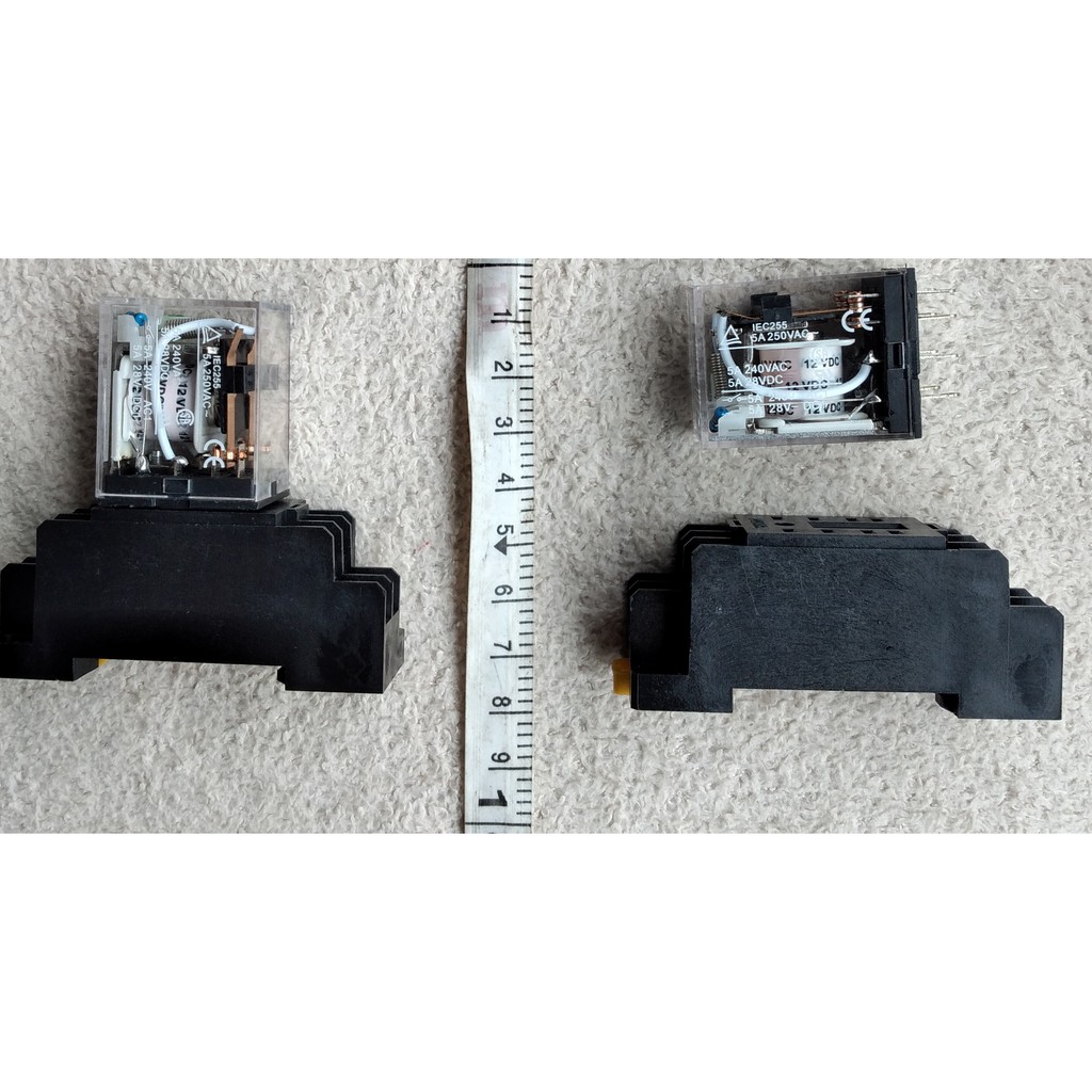 Jual RELAY 12VDC 8 PIN MY2N + SOCKET | Shopee Indonesia