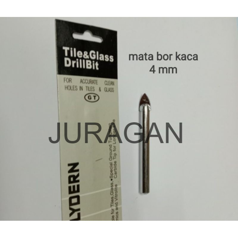 Jual mata bor kaca 4 mm - tile glass drillbit 4mm | Shopee Indonesia