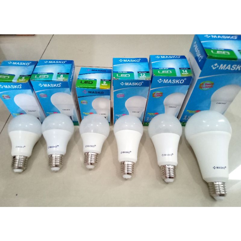 Jual MASKO LED 5W 8W 9W 12W 14W 18W | Shopee Indonesia