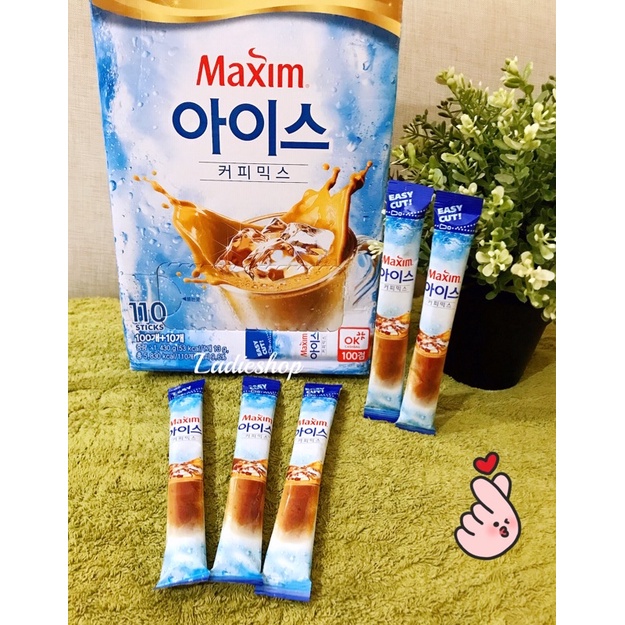 Jual MAXIM ICE COFFEE MIX Korean Instant Coffee - PER SACHET | Shopee ...