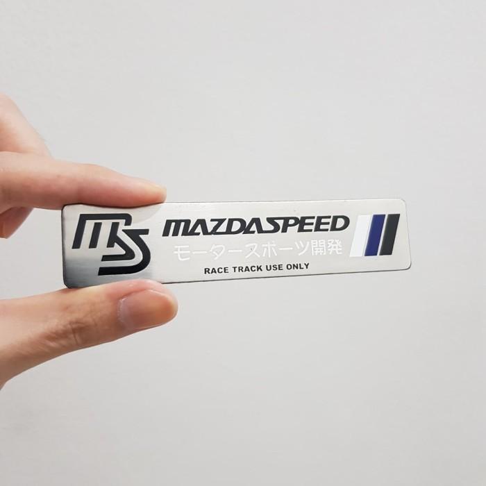 Jual emblem badge plat mazda mazdaspeed race track | Shopee Indonesia