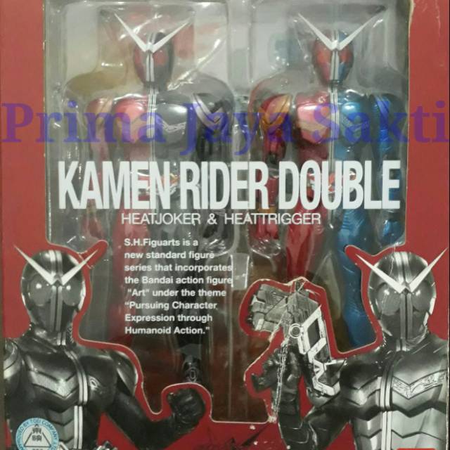 Jual SHF - KAMEN RIDER DOUBLE - Heat Joker & Heat Trigger - BANDAI ...
