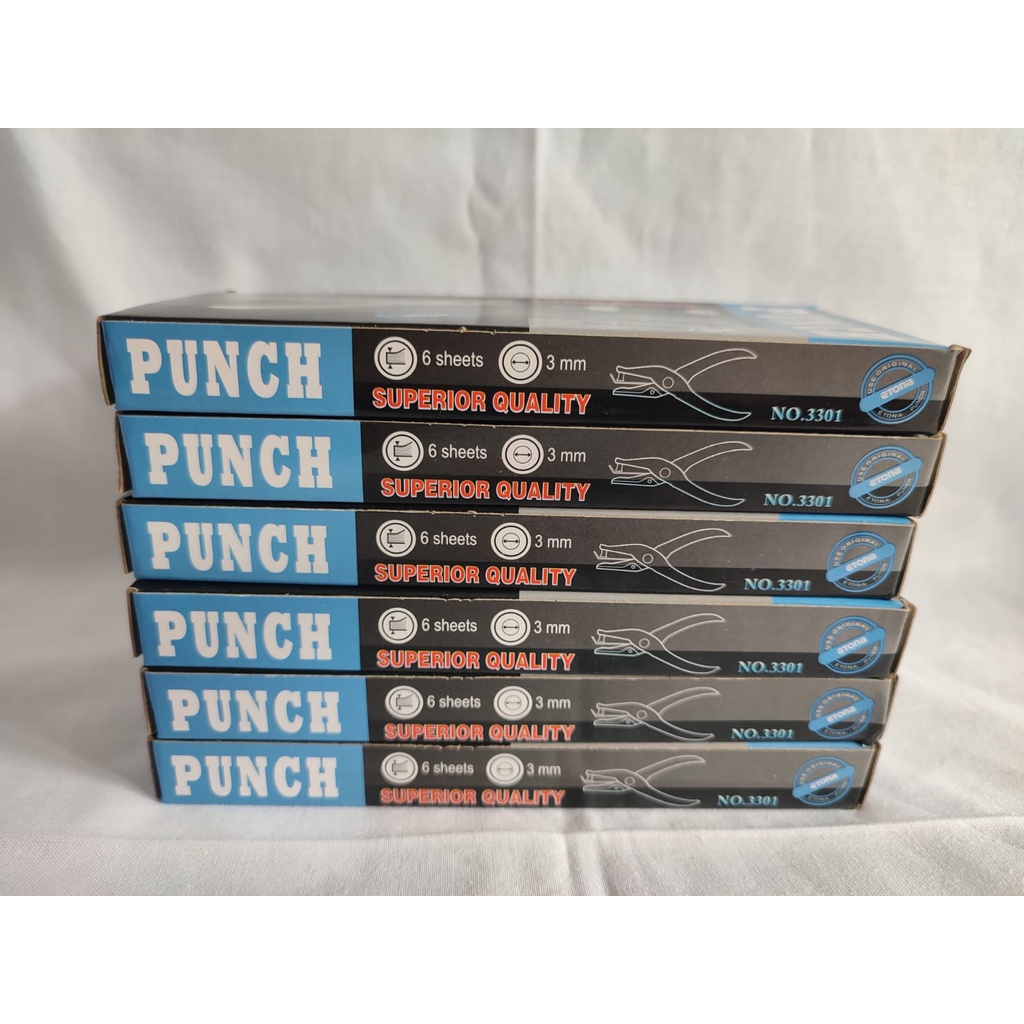 Jual Etona Hang Tag No 3301 / Pembolong Satu Lubang 3mm | Shopee Indonesia