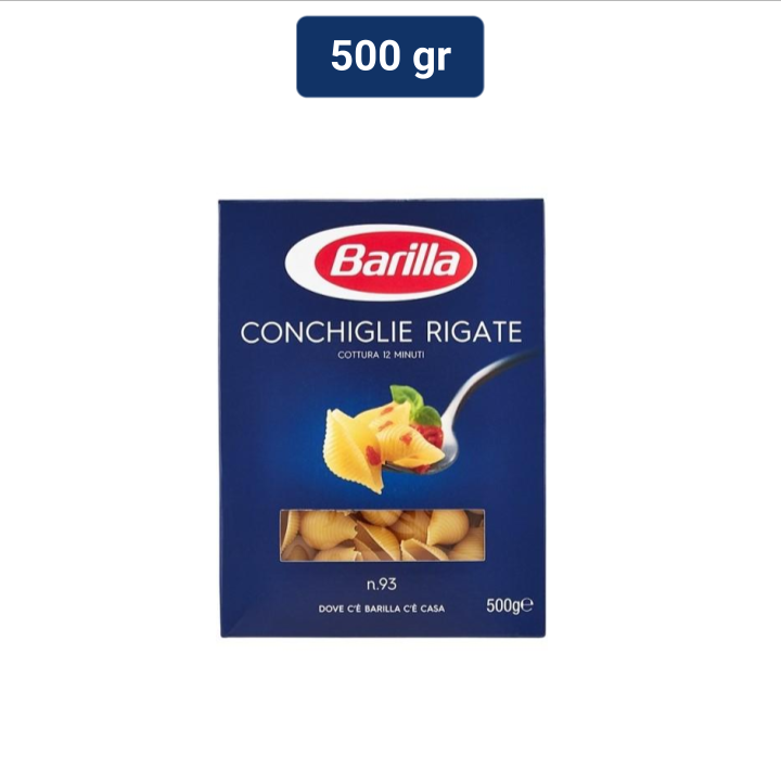 Jual Barilla Pasta Conchiglie Rigate 500 gr | Shopee Indonesia