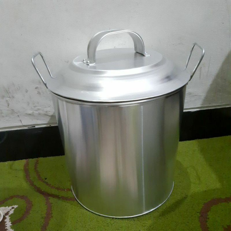 Jual panci tinggi 24 cm alumunium/panci soto/panci bubur/panci kuah ...