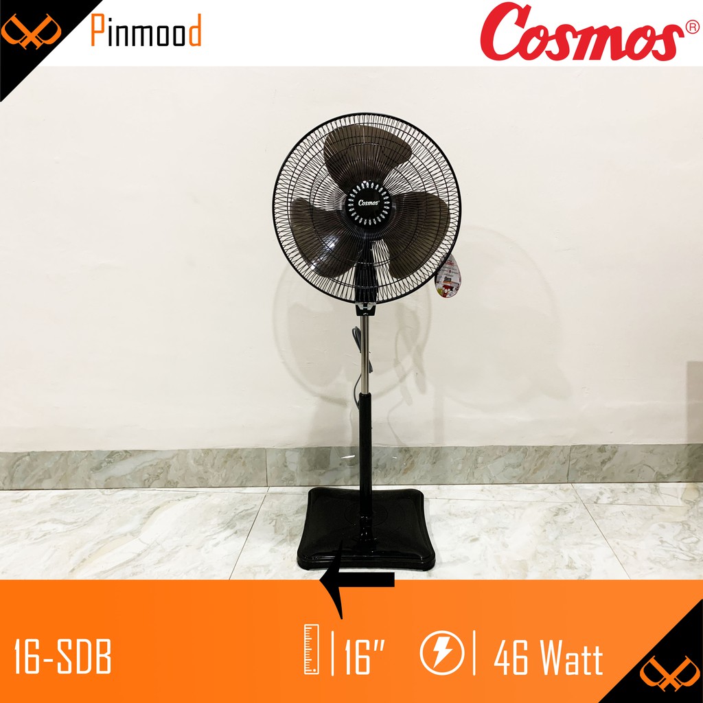 Jual COSMOS 16-SDB STAND FAN / KIPAS ANGIN BERDIRI 16 INCH FLOOR LANTAI ...