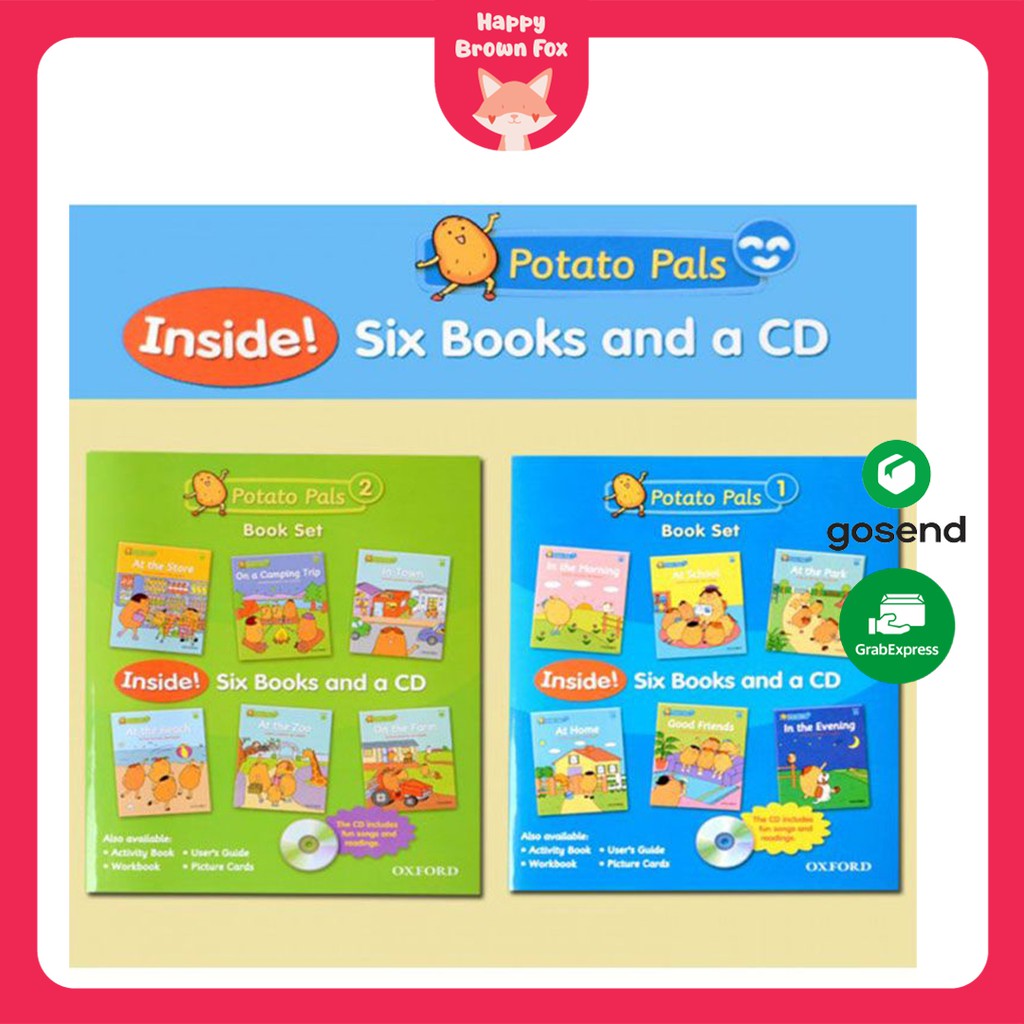 Jual BUKU AKTIVITAS INTERAKTIF ANAK + CD OXFORD POTATO PALS BOOK SETS ...