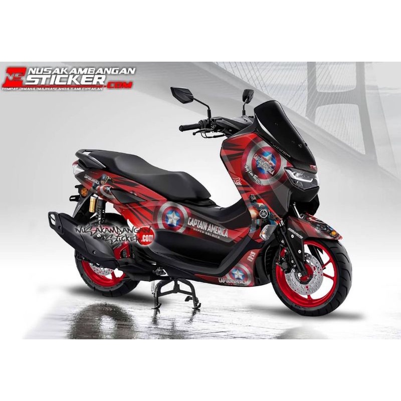 Jual Stiker Motor Yamaha Nmax Full Body Desain Model Karakter Tipe ...
