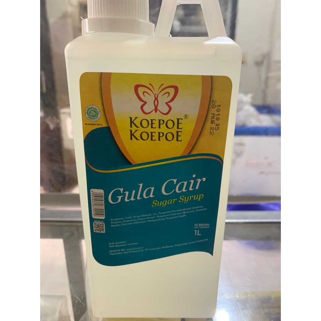 Jual Gula Cair 1lt GLUKOSA bukan Fructose sugar sirup simple syrup ...
