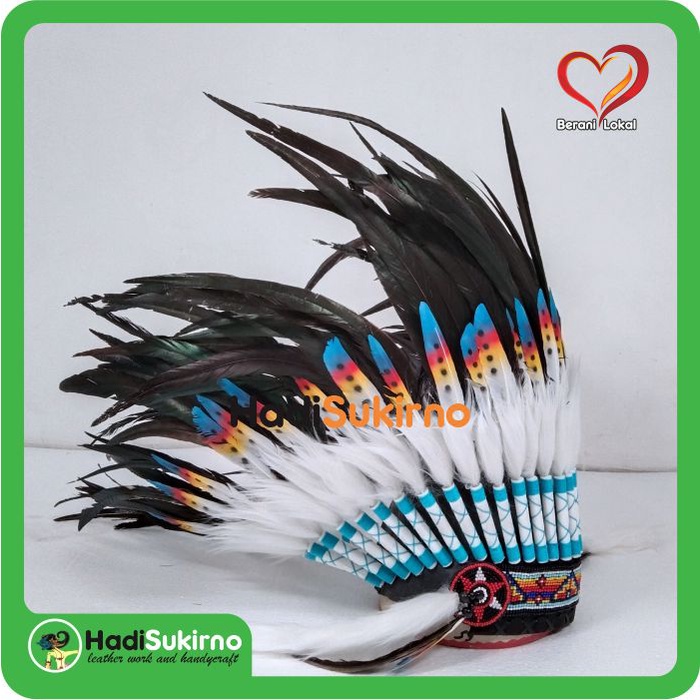Jual Topi Indian Topi Warbonnet bulu angsa (ukuran sedang) | Shopee ...