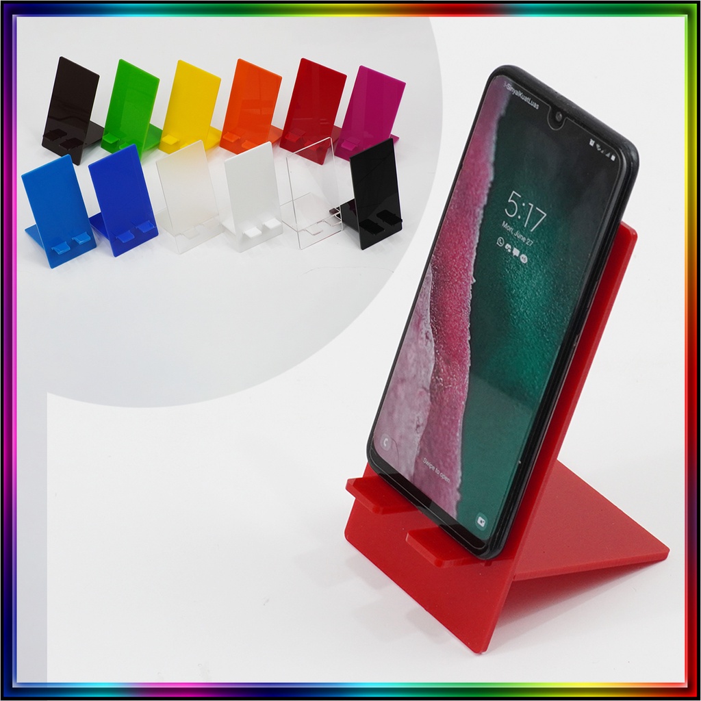 Jual Dudukan Handphone - Stand Holder HP Universal Lepasan Full Akrilik ...