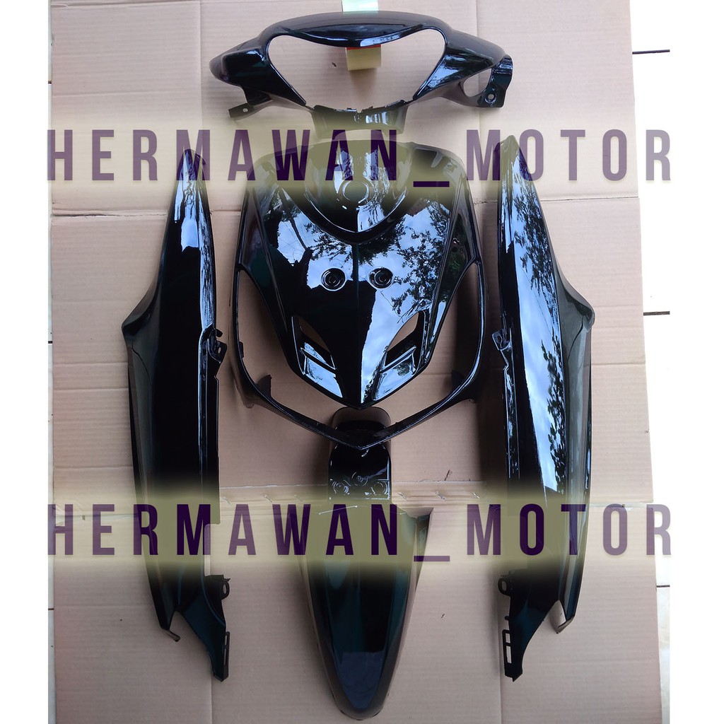 Jual body yamaha mio smile warna hitam | Shopee Indonesia