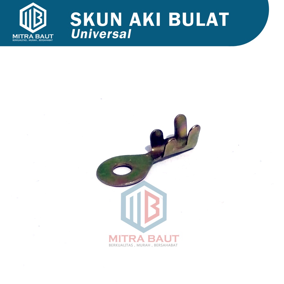 Jual Skun Aki Bulat/Socket Accu Universal | Shopee Indonesia