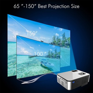 Jual Ekleva Proyektor HD infokus Portable C9 dengan 6000 Lumens Upgrade ...