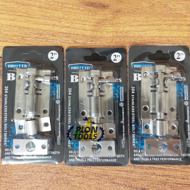 Jual ARNETTA GRENDEL 2" SLOT PINTU JENDELA STAINLESS SS 2 inch 5 cm ...