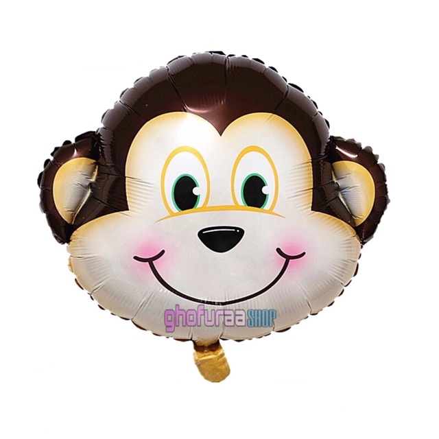Jual Balon foil monyet - balon monyet kepala monkey dekorasi karakter ...
