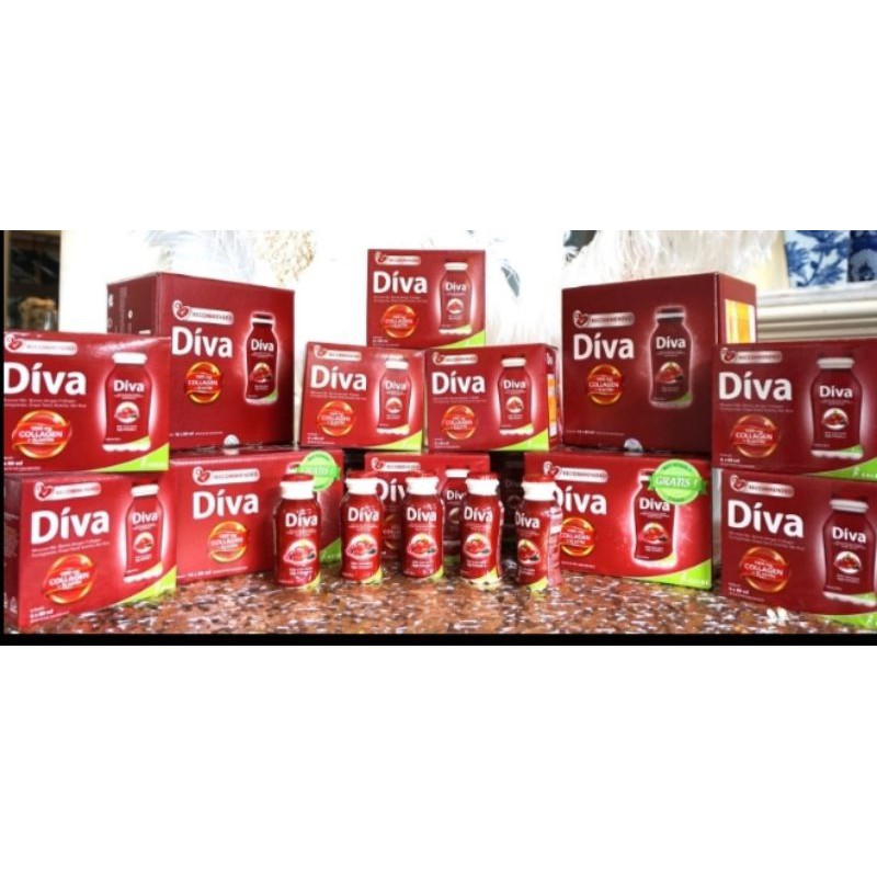 Jual diva beauty drink 6x85ml | Shopee Indonesia