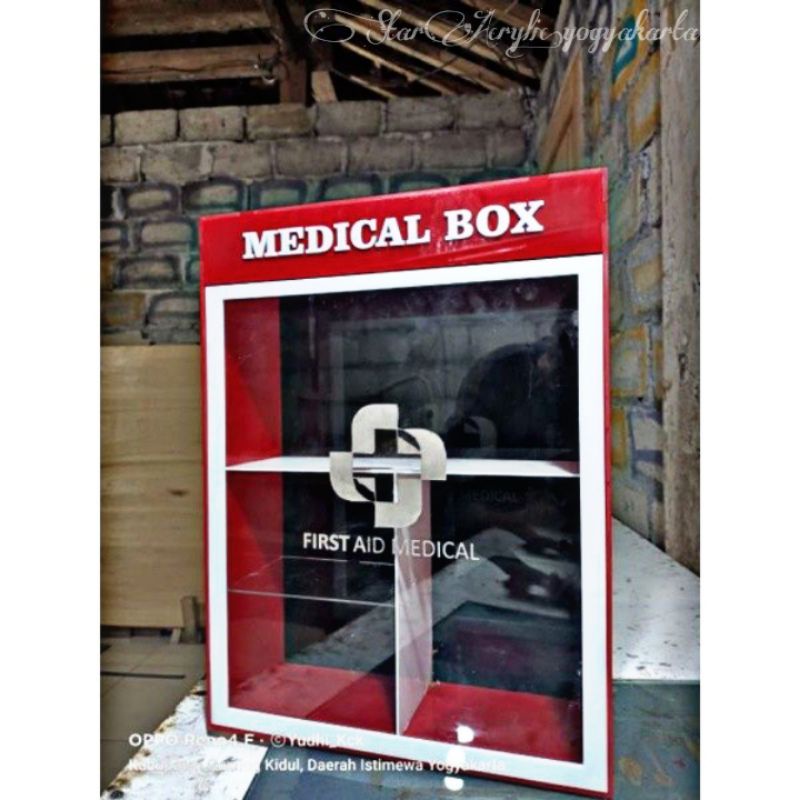 Jual Medical Box / Box P3K / Kotak Medis Akrilik | Shopee Indonesia