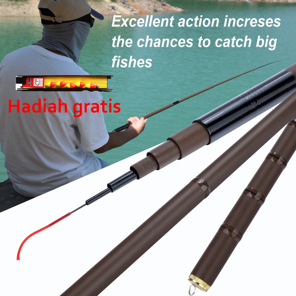 Jual Sougayilang 2.7M/6.3M Telescopic Joran Pancing Super Power Fishing ...