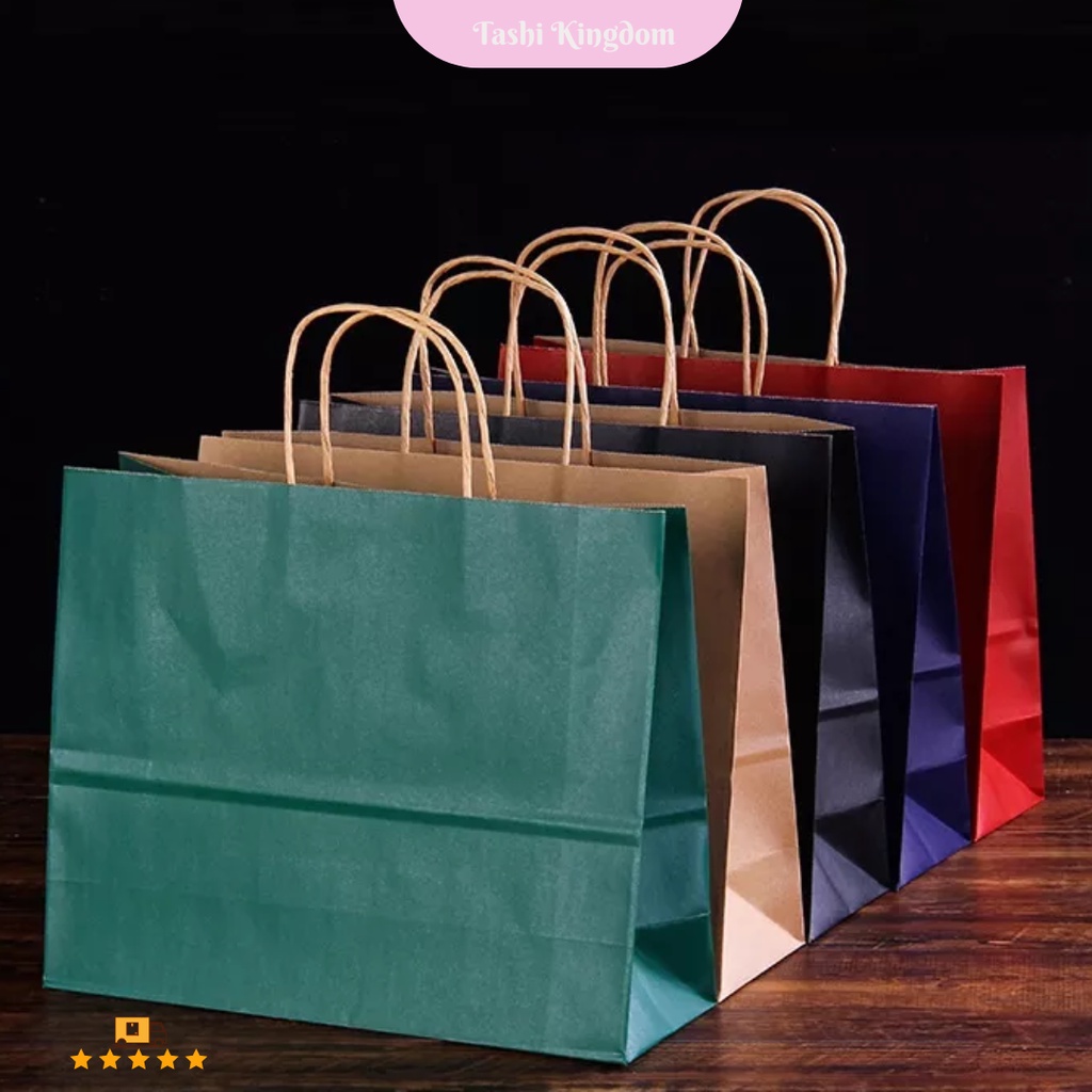 Jual PAPER BAG WARNA XXL POLOS PAPERBAG HADIAH GOODIE BAG KADO HADIAH ...