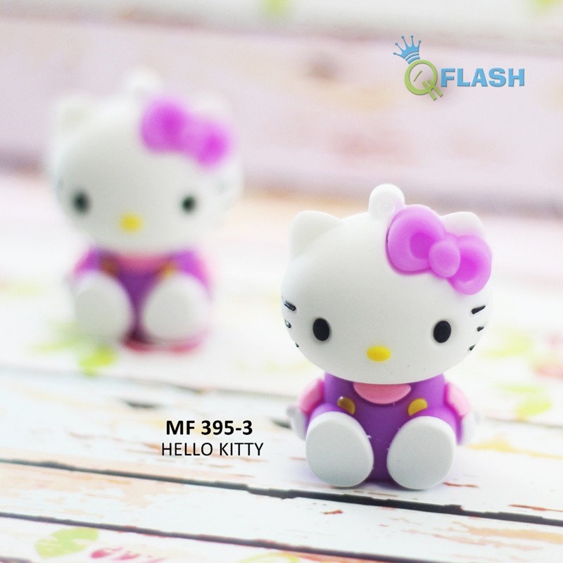 Jual FLASHDISK KARAKTER HELLO KITTY DUDUK (UNGU MF 395) 8GB, 16GB, 32GB ...