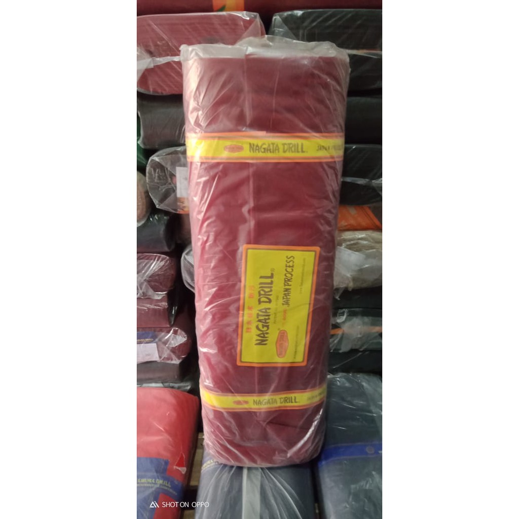Jual Bahan Kain Nagata drill Untuk Seragam Sekolah (per 0,50m) | Shopee ...
