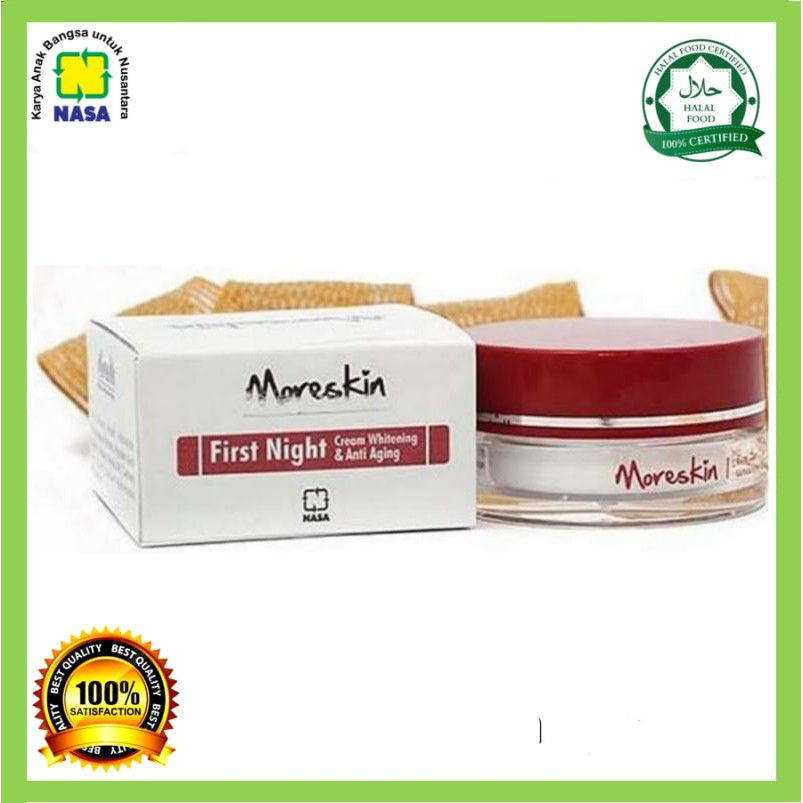 Jual Cream Malam Moreskin First Night Anti Aging Krim Malam Pencerah ...