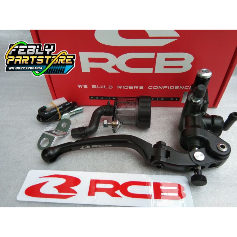 Jual MASTER REM RCB S1 RADIAL 14MM HITAM BLACK MASTER RCB S1 ORIGINAL ...