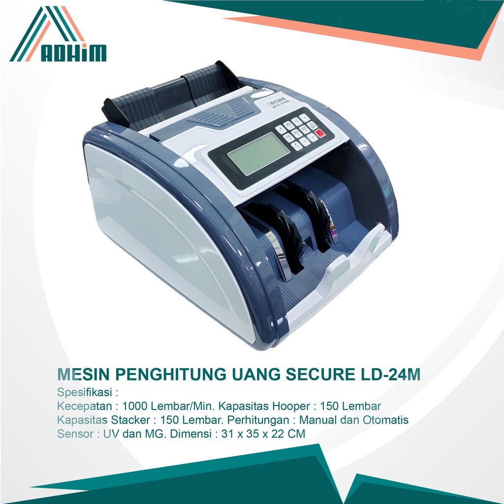 Jual MESIN PENGHITUNG UANG SECURE LD 24M | Shopee Indonesia