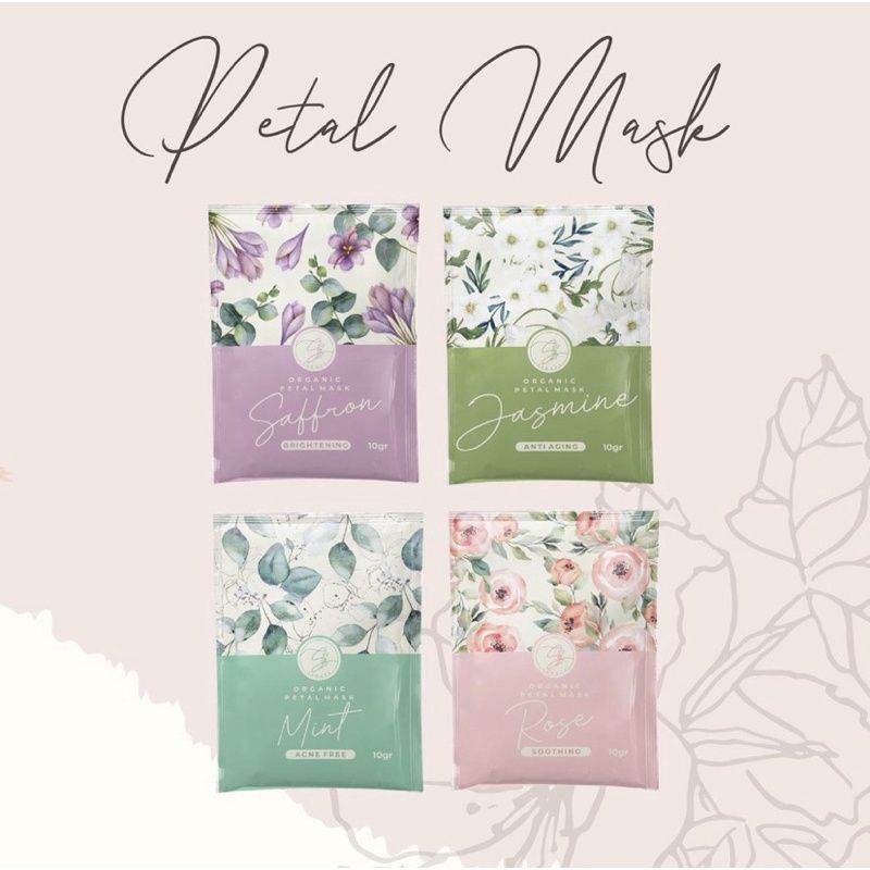 Jual Masker belle beaute X saraza petal mask | Shopee Indonesia