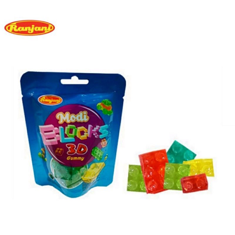 Jual Permen Jely Bentuk Lego Modi Blocks 3D Gummy 22gr | Shopee Indonesia
