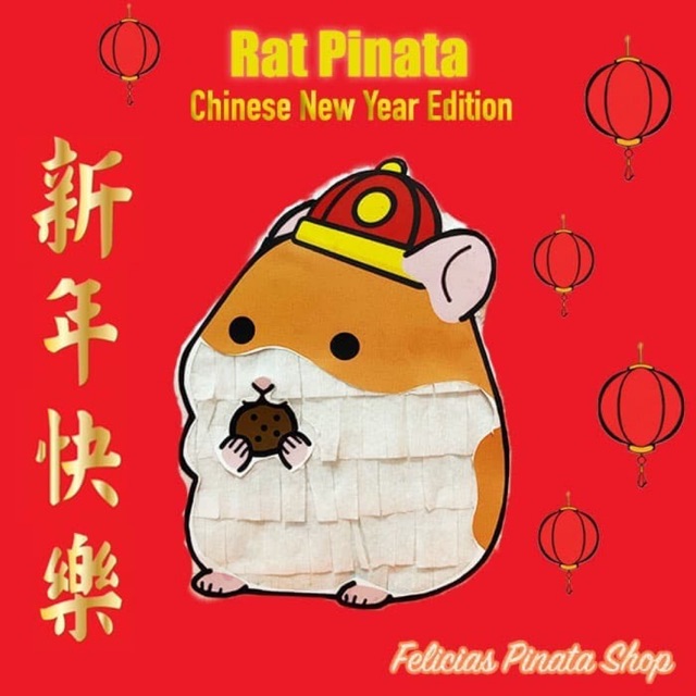 Jual Rat Pinata / Pinata Tikus spesial edisi Imlek (Chinese New Year ...