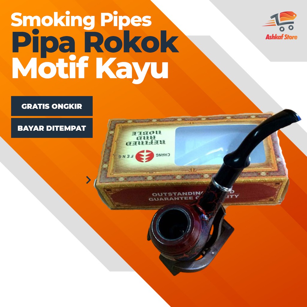 Jual Smoking Pipes / Pipa Rokok Motif Kayu | Shopee Indonesia