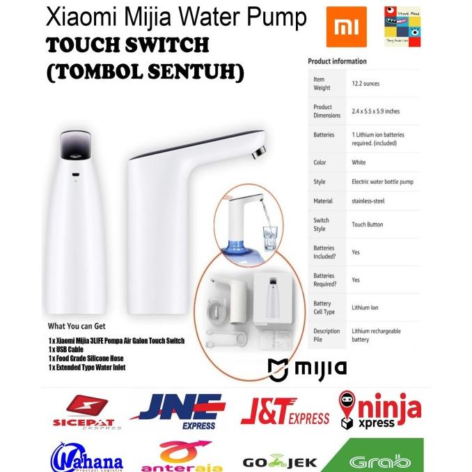 Jual +++++] XIAOMI WATER PUMP - NON TDS - MiJia Pompa Galon Elektrik ...