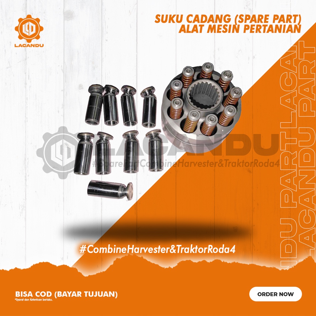 Jual PELURU HST ASSY - ROTOR ASSY - PELURU SET YANMAR AW - COMBINE HARVESTER LACANDU PART ...