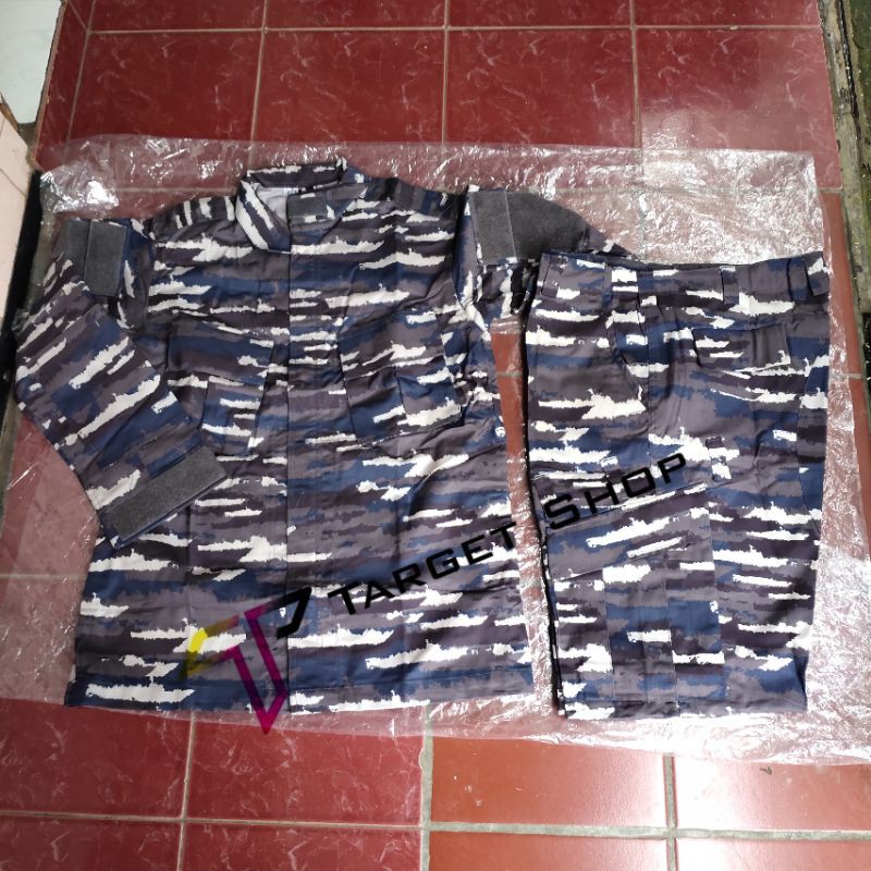 Jual Baju loreng KRI ASLI jatah pembagian ASLI 2017 | Shopee Indonesia