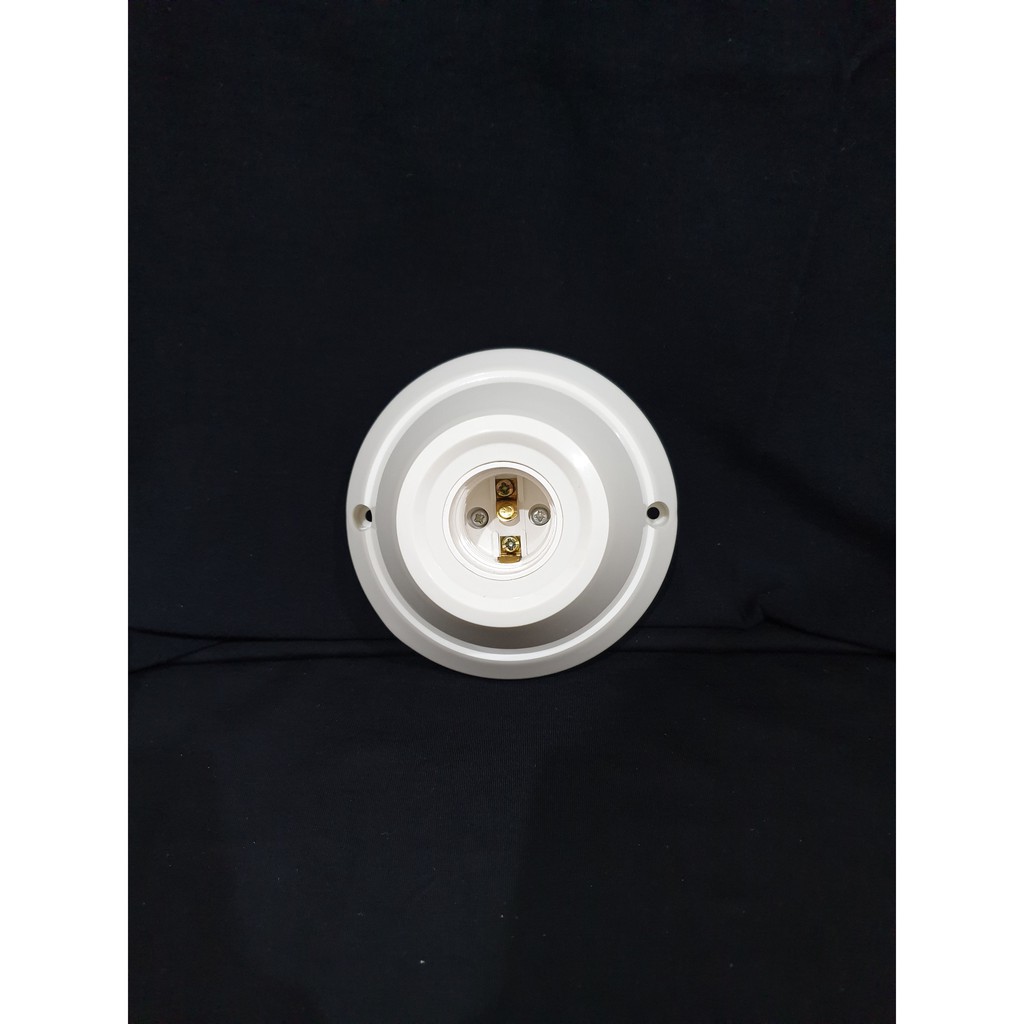 Jual FITTING LAMPU FITTING TEMPEL E27 PANASONIC BULAT PUTIH | Shopee ...