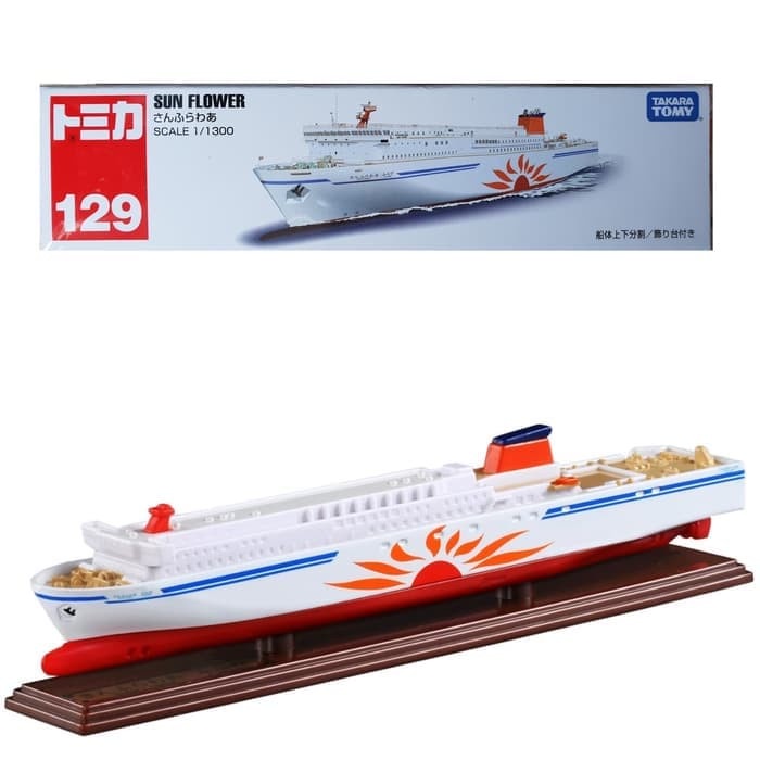 Jual KAPAL-DIECAST- TOMICA LONG 129 SUN FLOWER MINIATUR KAPAL LAUT SUN ...