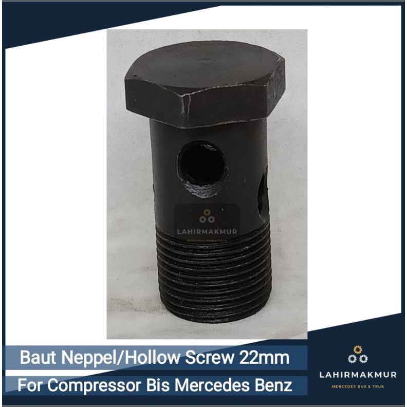 Jual Baut Neppel/Hollow Screw 22mm for Compressor Bis Mercy/Mercedez ...