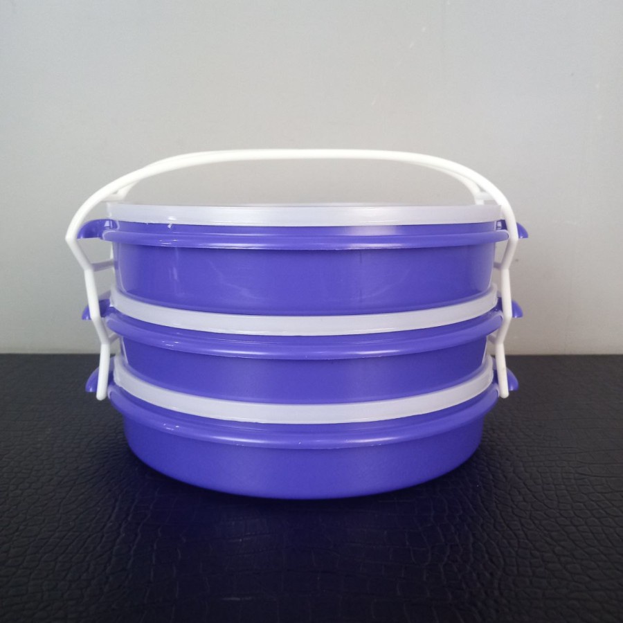 Jual RANTANG CATERING PLASTIK BULAT KOMET SS -3 | Shopee Indonesia