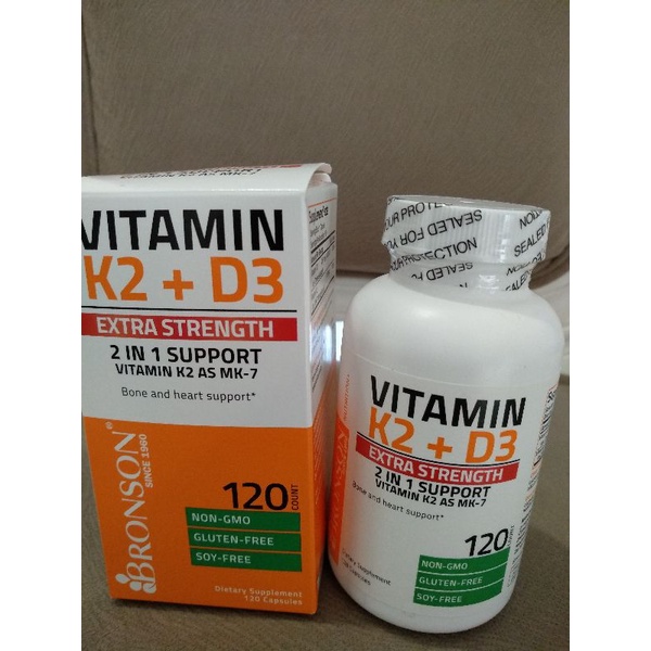 Jual Bronson Vitamin D3 K2 10000 iu | Shopee Indonesia
