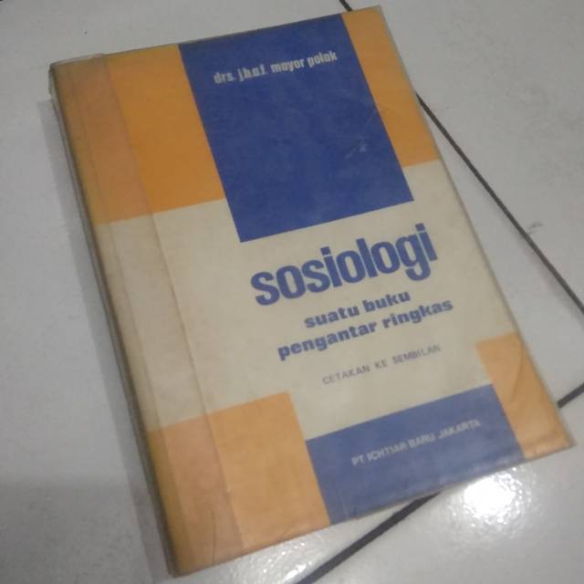Jual Sosiologi Suatu Buku Pengantar Ringkas - Mayor Polak | Shopee ...
