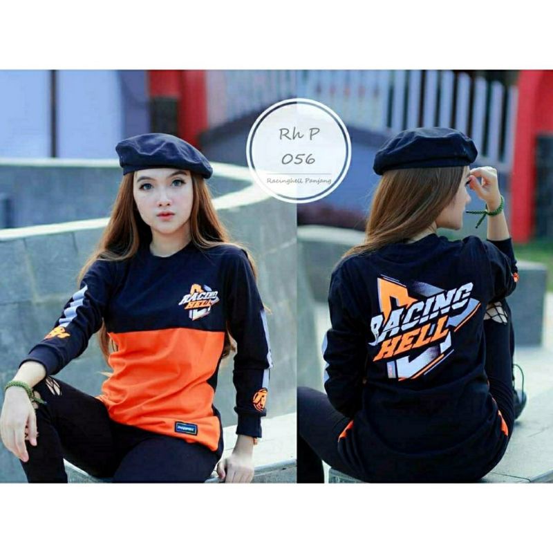 Jual Kaos Racing Hell Baju Racing Hell RH57 Tangan Panjang | Shopee ...